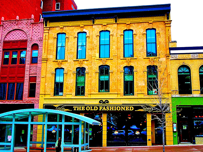 Cheese Louise! The Old Fashioned's interior is a visual feast of Wisconsin nostalgia, served with a side of quirky charm.