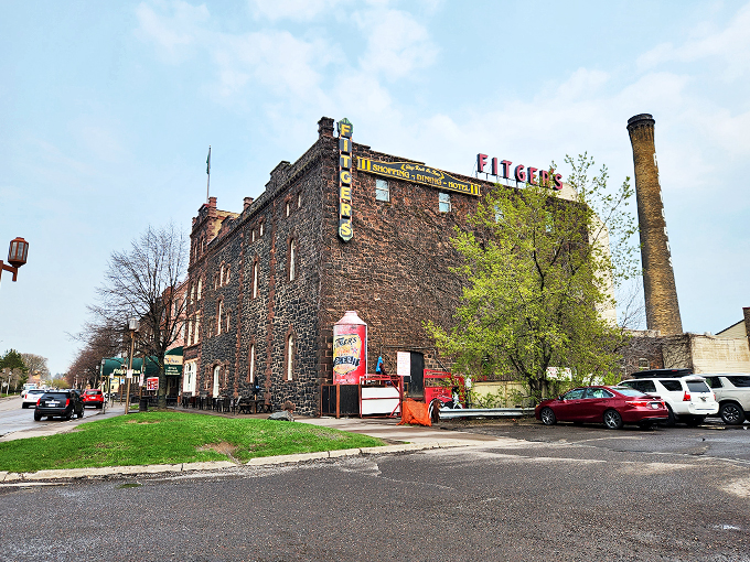 History on tap! This red-brick beauty has been quenching Duluth's thirst since before your grandpa was cool.
