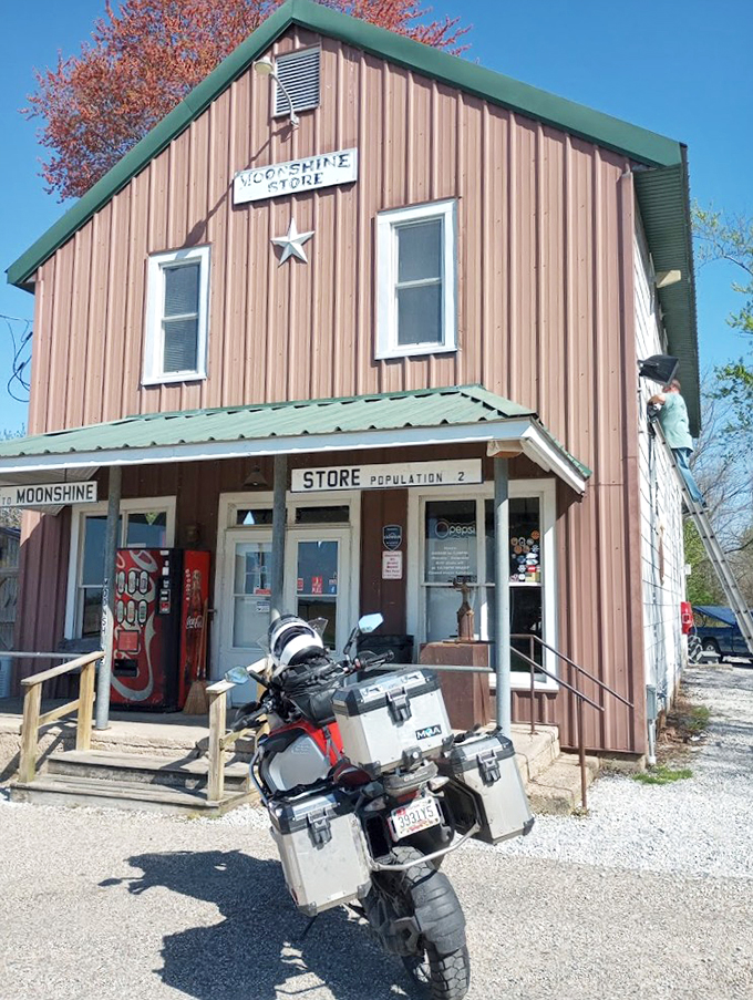 Moonshine Store's rustic charm is as authentic as its mouthwatering burgers.
