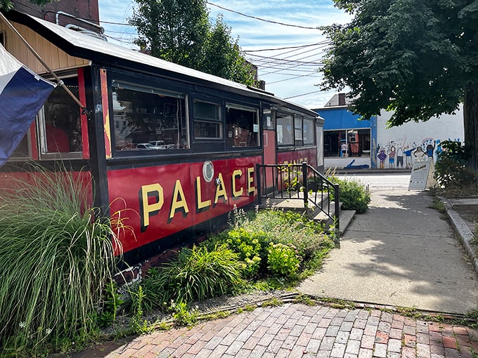 All aboard the flavor express! The Palace Diner proves good things come in small packages, serving up big tastes in a vintage Pollard dining car.