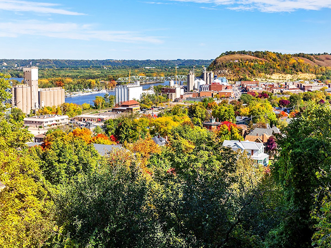 Where the Mississippi meets the bluffs, Red Wing offers a visual feast that's part rugged nature, part industrial chic.