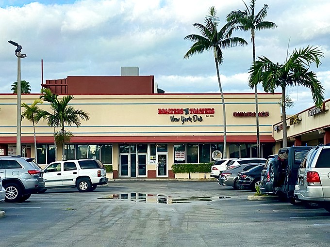 Roasters 'n Toasters: Where coffee dreams and bagel schemes come true. This Miami spot is hotter than South Beach at noon.