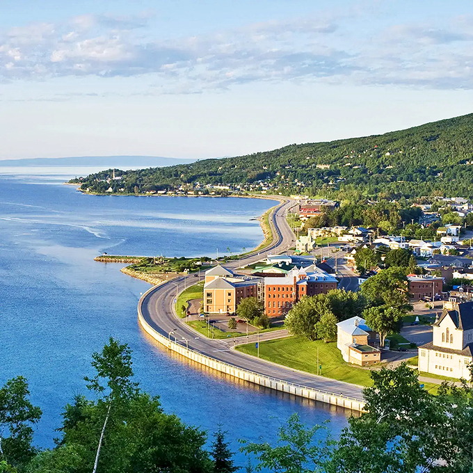 Who needs a time machine? Charlevoix's quaint streets and crystal waters transport you to simpler, sunnier days. Photo credit: Bonjour Quebec