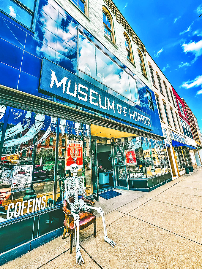 Daylight can't dim the allure of this spooky spectacle. Who needs sleep when you've got coffins and witches?