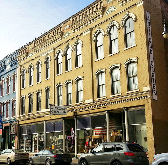 Window shopping just got a whole lot more interesting. From elegant statues to quirky knick-knacks, this display has it all.