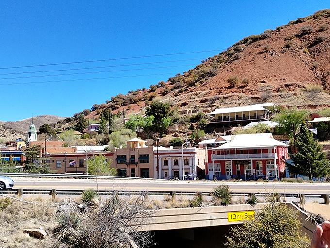 Bisbee's Main Street: Where the past and present collide in a delightful mishmash of eras. Time travel has never been so stylish!