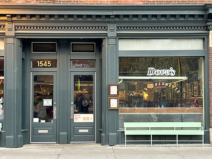 Grandma's attic meets hipster haven. Dove's Luncheonette dishes out nostalgia with a side of modern flair. Time travel never tasted so good!