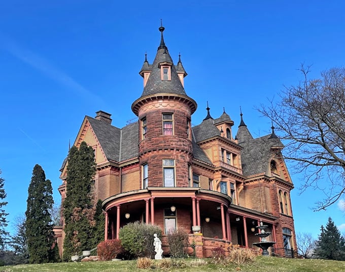 Queen Anne style with a side of luxury &ndash; it's the architectural equivalent of wearing a tiara to the grocery store. Photo credit: Henderson Castle