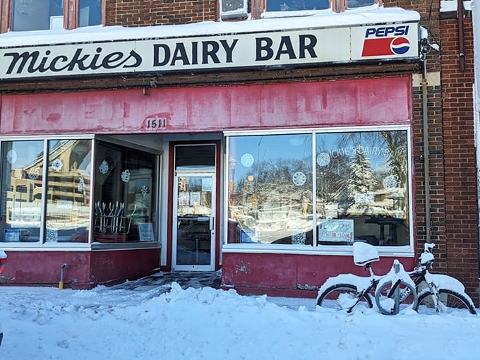 Where Badgers fuel up and diet plans come to die. Mickies: Making mornings great since 1946.
