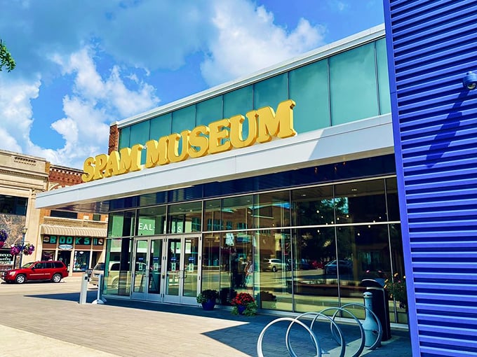 Spam, spam, spam! No, not your email folder. This quirky museum celebrates the little blue can that could. Photo credit: Rick T.