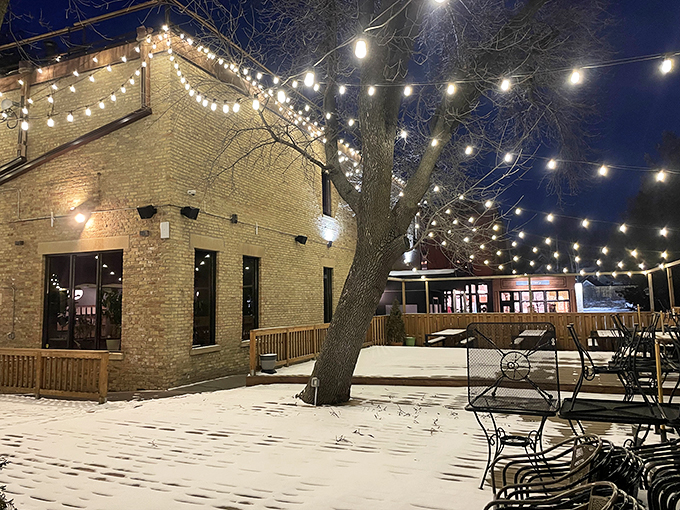 Talk about puppy love! This mural's mesmerizing canine kaleidoscope is enough to make you sit, stay, and beg for a pint. Photo credit: Patrick