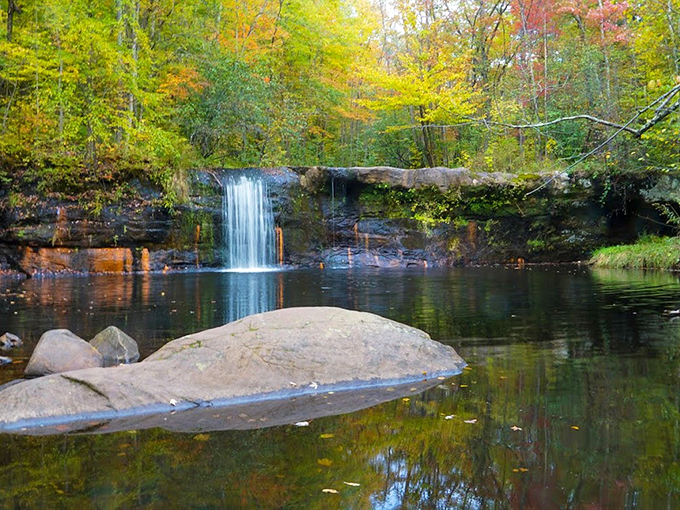 Hidden in a scenic gorge, Wolf Creek Falls is the indie rock star of Minnesota's waterfall scene. No autographs, please!