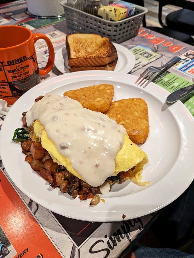 Holy yolk, Batman! This omelet is so packed with goodness, it's practically wearing a superhero cape.