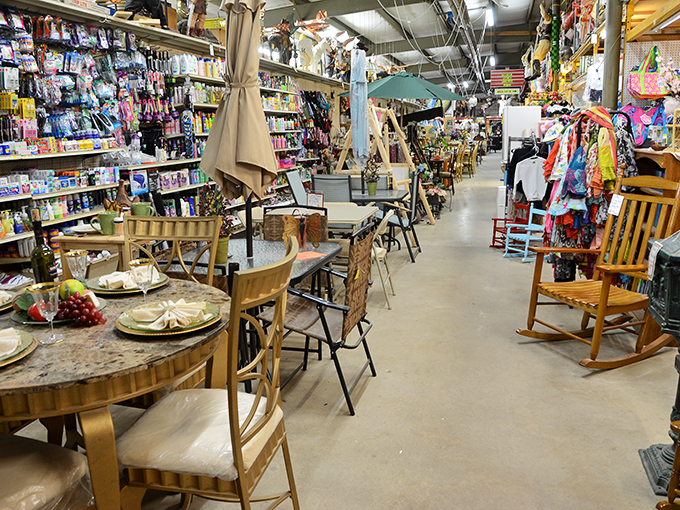 Imagine if your grandma's attic and a home improvement store had a baby. That's M Schettl Sales in a nutshell - a cornucopia of curiosities and practical finds.