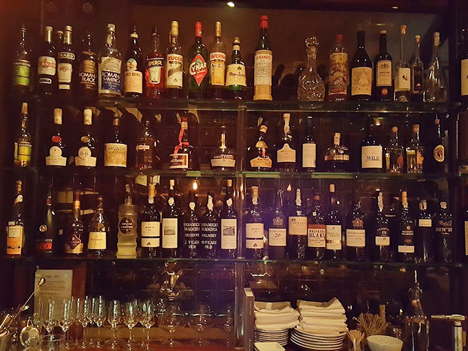 This isn't just a bar&mdash;it's a liquid library where every bottle tells a story and every pour promises an adventure. Photo credit: Joe Roy