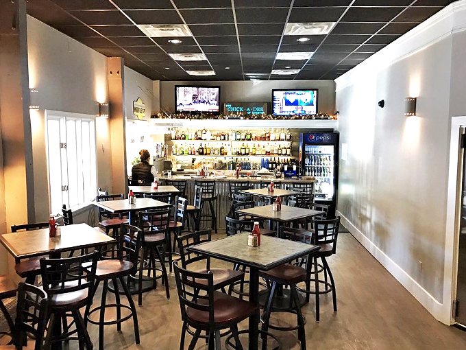 Modern meets maritime in this sleek bar space, where locals gather to swap fish tales and sip coastal cocktails.