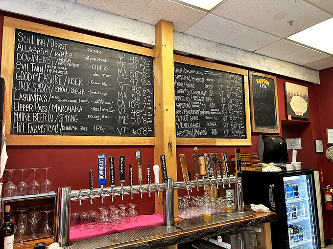 Behold, the beer lover's bible! This chalkboard menu is a hoppy treasure map leading to liquid gold.