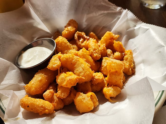 Golden nuggets of joy! These cheese curds are the Midwest's answer to caviar &ndash; but way more fun to eat.