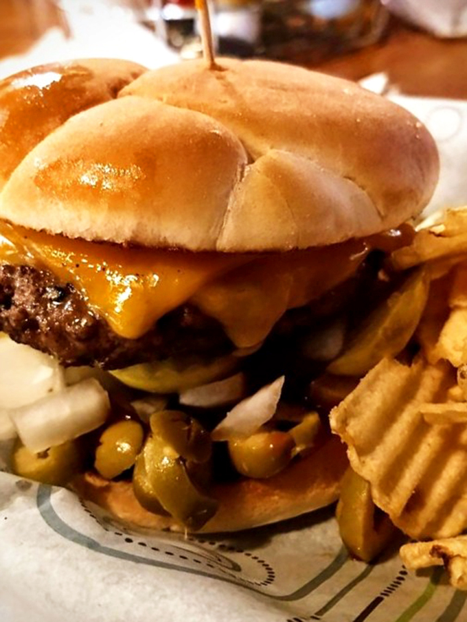 Cheeseburger Simple perfection on a bun - where golden cheese cascades over a perfectly charred patty.