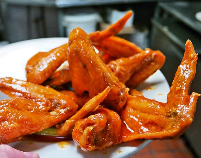 These buffalo wings aren't just crispy - they're the kind of wings that make you forget napkins exist. Pure, saucy bliss.