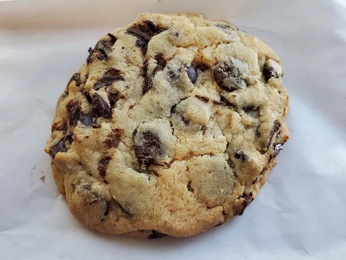 Behold, the holy grail of cookies! This chocolate chip masterpiece is what dreams (and cheat days) are made of.