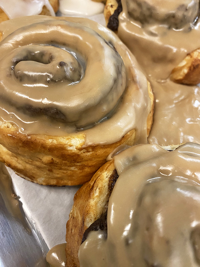 Cinnamon rolls so gooey, they'd make a cinnamon tree weep with envy. These spirals of spiced perfection are a warm hug for your taste buds.