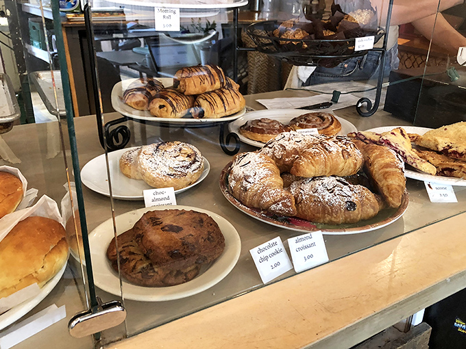 Behold, the glass case of temptation! Choosing just one treat here is like picking a favorite child &ndash; impossible and slightly guilt-inducing.