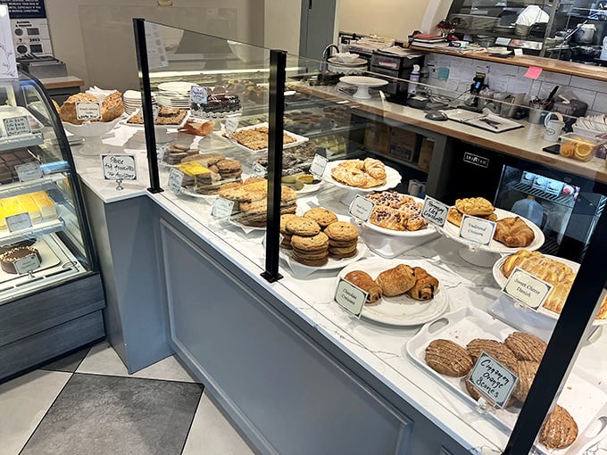 Dessert for breakfast? Don't mind if I do! This bakery case is a sweet tooth's dream come true, tempting even the most disciplined diners.