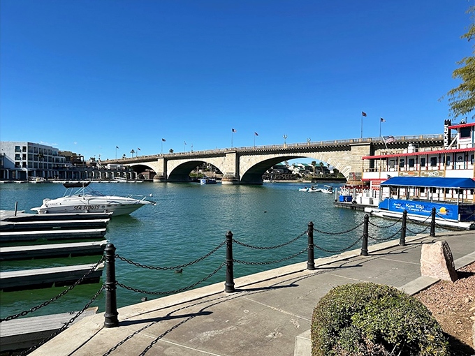 All aboard the fun express! These floating 'patios' are ready to whisk you away on a lighthouse adventure.