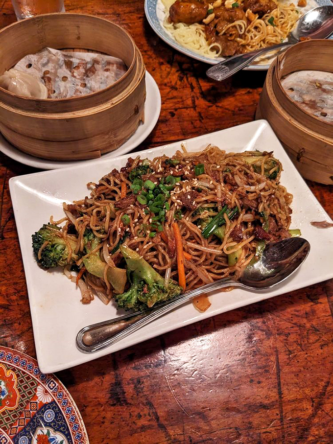 Noodles that could make Marco Polo jealous! This dish is a flavor journey wrapped up in a steaming, savory package.