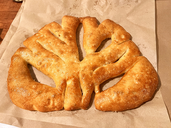 Meet the fougasse: a leaf-shaped French bread that's part art installation, part comfort food, and entirely irresistible. Photo credit: Karen O'Reilly
