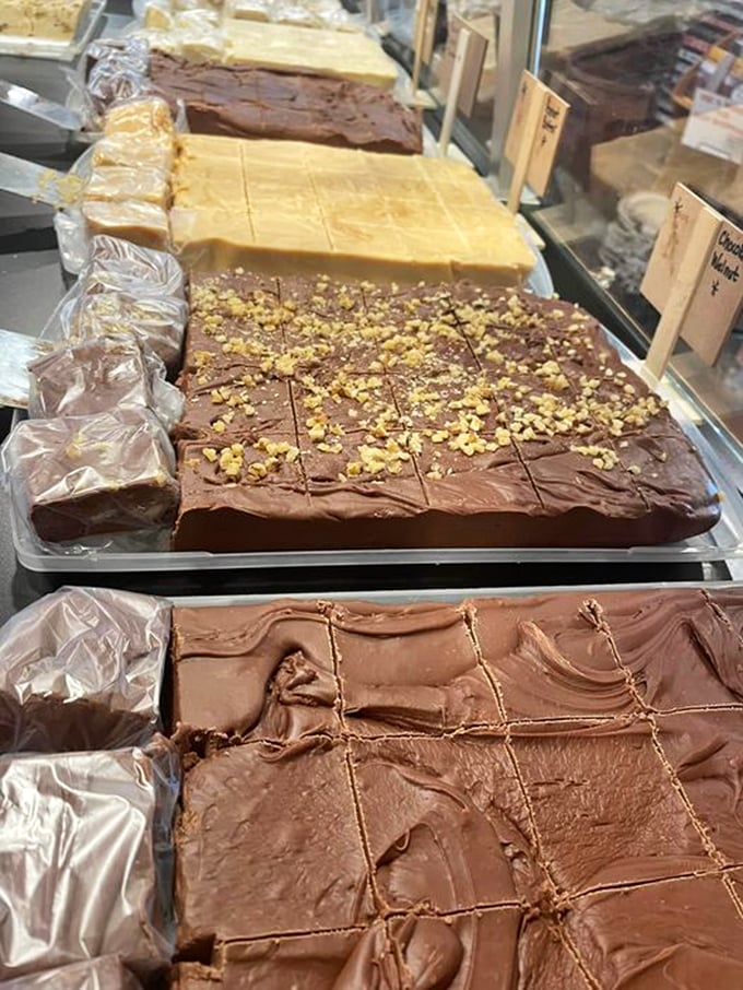 Fudge so smooth, it makes silk feel like sandpaper. Warning: May cause involuntary happy dances and temporary amnesia about your diet plans.