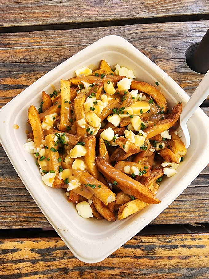 Golden fries swimming in gravy, with cheese curds playing hide and seek &ndash; this is what comfort food dreams are made of.