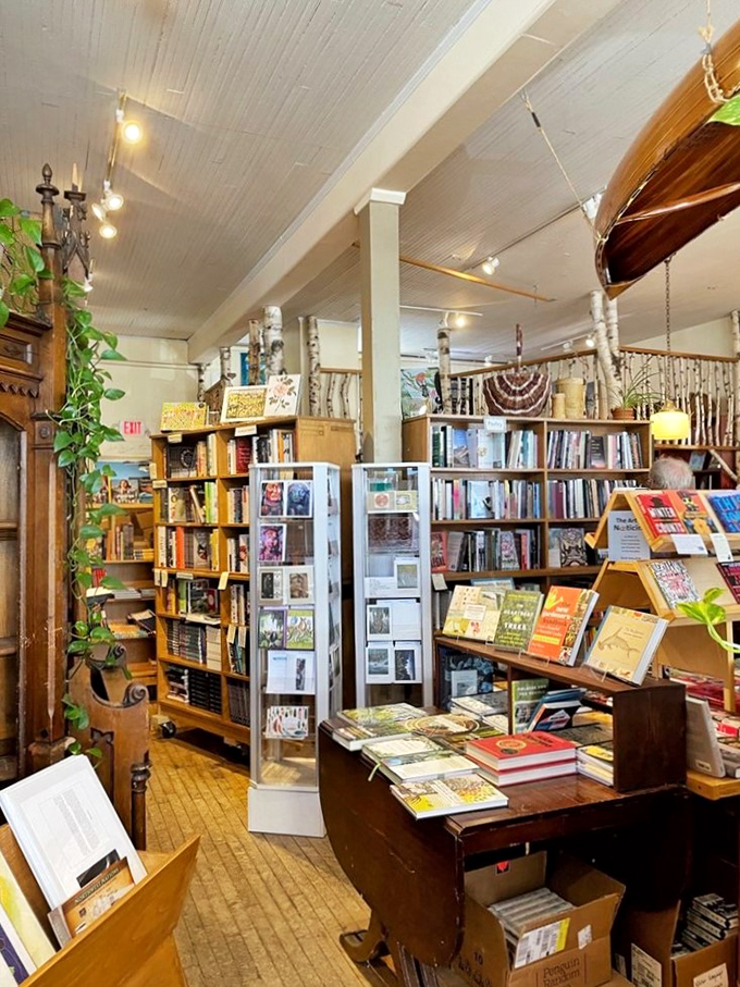Books, books everywhere, and not a dull read in sight! This aisle is a bibliophile's dream come true.