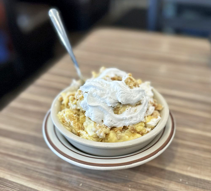 Behold, the dessert that puts the 'oh my!' in comfort food. This banana bread pudding is softer than a cloud and sweeter than a lullaby.