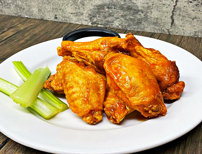 Wings so saucy, they could host their own late-night talk show. Finger-licking good doesn't even begin to cover it.