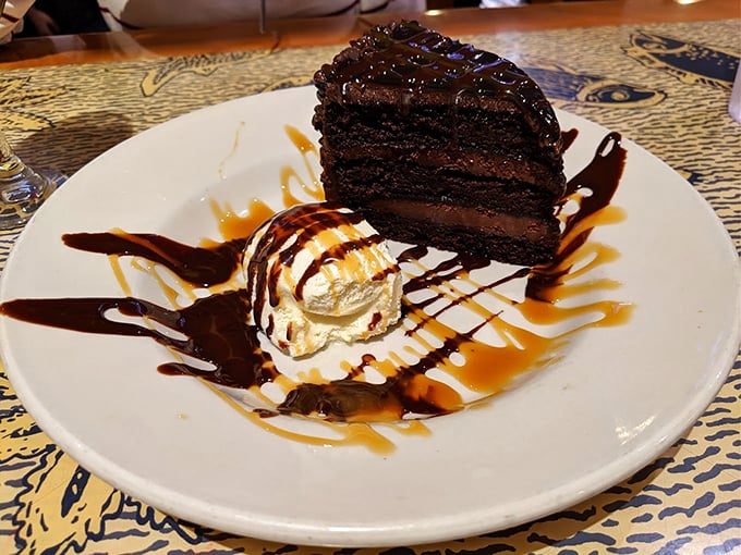 Chocolate lovers, prepare for nirvana! This cake is so rich, it probably has its own offshore bank account. 