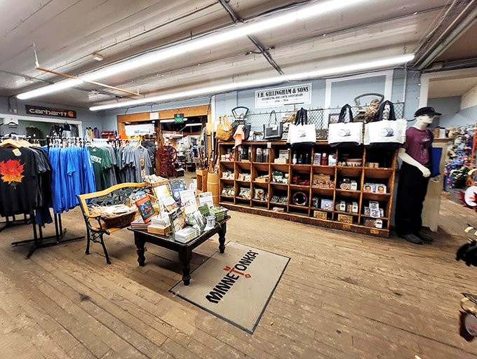 Dress for success, Vermont-style! Carhartt meets cozy in this clothing corner. Perfect for looking sharp while chopping wood or sipping maple lattes.