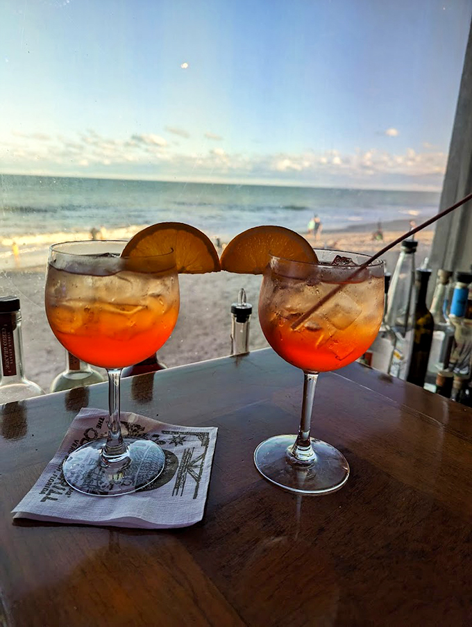 Sunset in a glass? Don't mind if I do! These vibrant cocktails are giving the ocean view some serious competition.