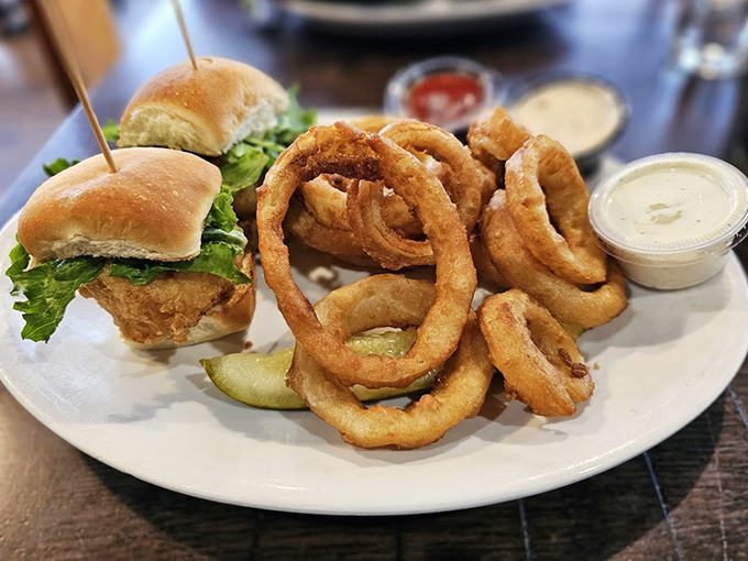 Sliders that slide right into your heart! These mini fish sandwiches are like tiny life rafts of deliciousness, ready to rescue you from hunger's stormy seas.
