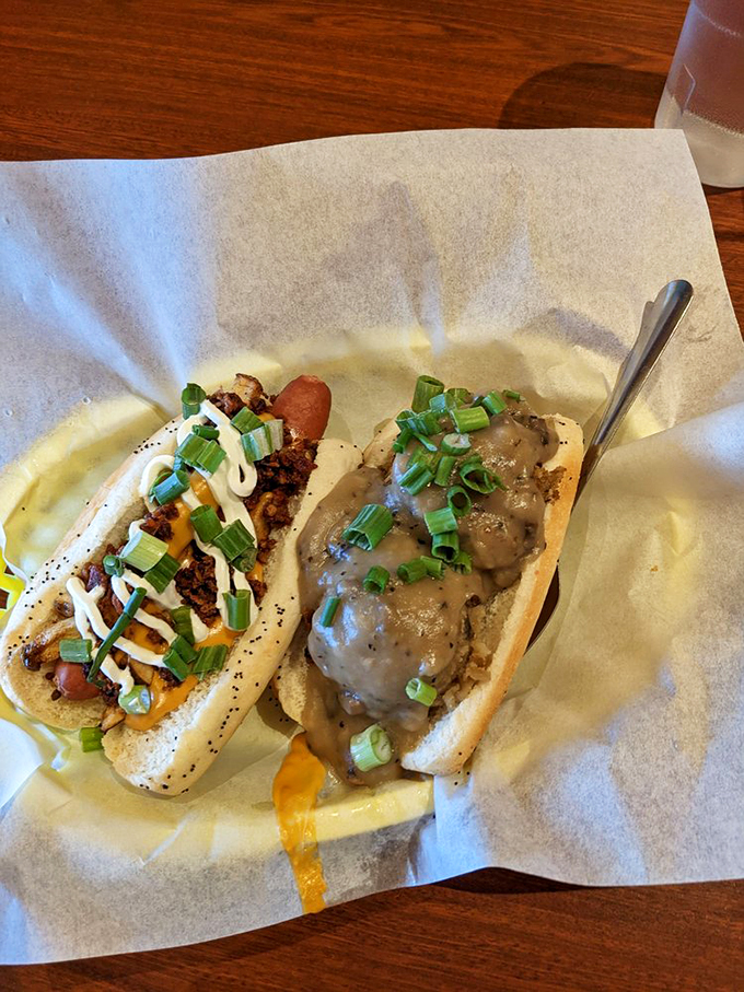 Thanksgiving on a bun! This Franksgiving dog proves that turkey and cranberry sauce aren't just for November. Who knew gratitude could be so delicious?
