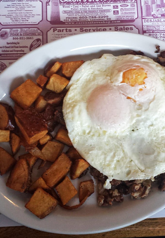 Home fries, oh my! These golden cubes of potato perfection are like edible sunshine. They're so good, you might consider moving in with them.