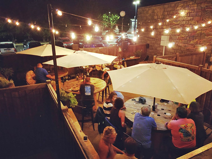 Strings of lights, cold brews, and good company - it's like Cheers, but with better ambiance and no laugh track.