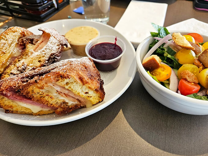 This Reuben isn't just a sandwich, it's a work of art. Picasso wishes he could paint flavors this bold.