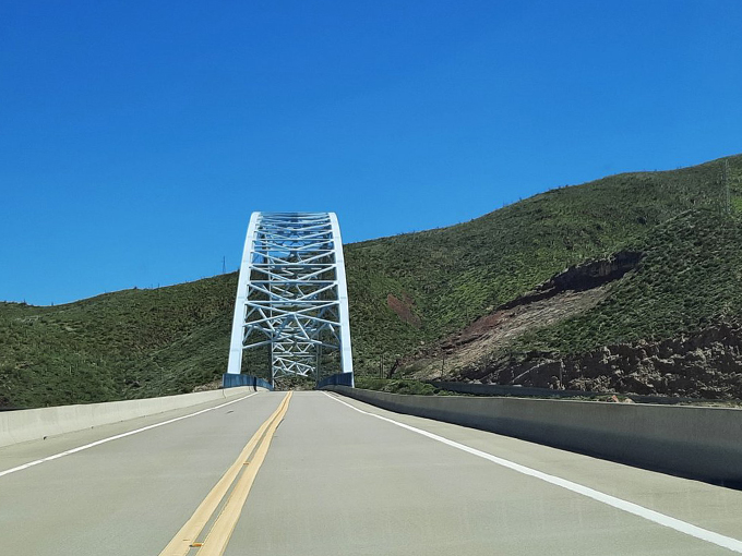 Road trip goals: Drive across this bridge and feel like you're starring in your own sci-fi blockbuster. No green screen required! Photo credit: Violette54