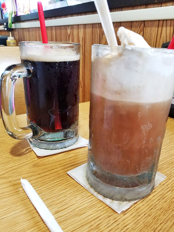Liquid nostalgia, served ice cold! Rudy's root beer is the nectar of the gods, if the gods wore poodle skirts and leather jackets.