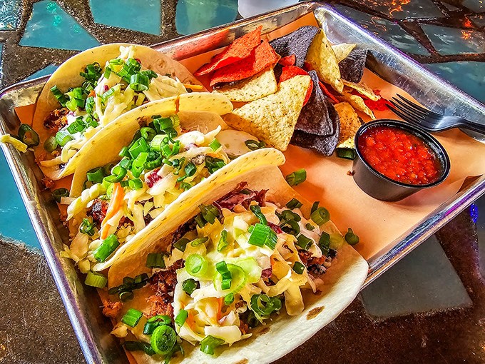 Taco 'bout a flavor fiesta! These handheld happiness machines are like a mariachi band for your mouth.