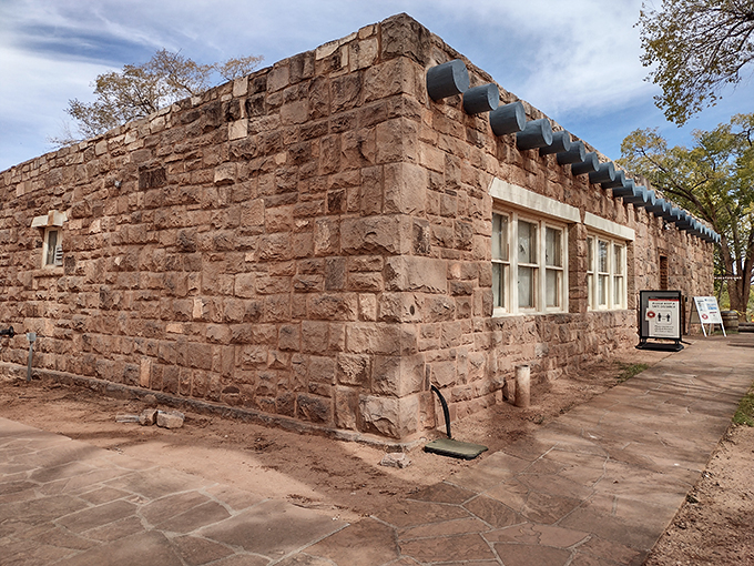 If these walls could talk, they'd probably ask for a drink. Centuries of desert sun have baked more character into this stone than a Clint Eastwood squint.