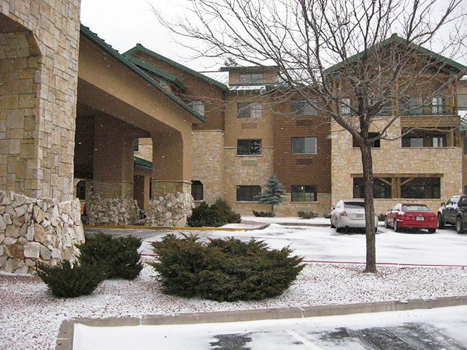 Winter in Tusayan: When Mother Nature adds a touch of frosting to the desert cake. Even the cacti look cozy in their snowy sweaters.