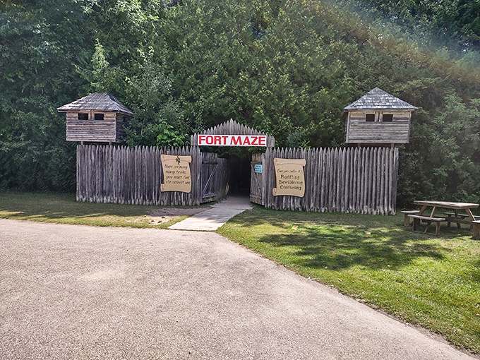 "Gravity takes a vacation at The Mystery Spot! Where water flows uphill and your sense of reality goes downhill." Photo credit: Dana Marie